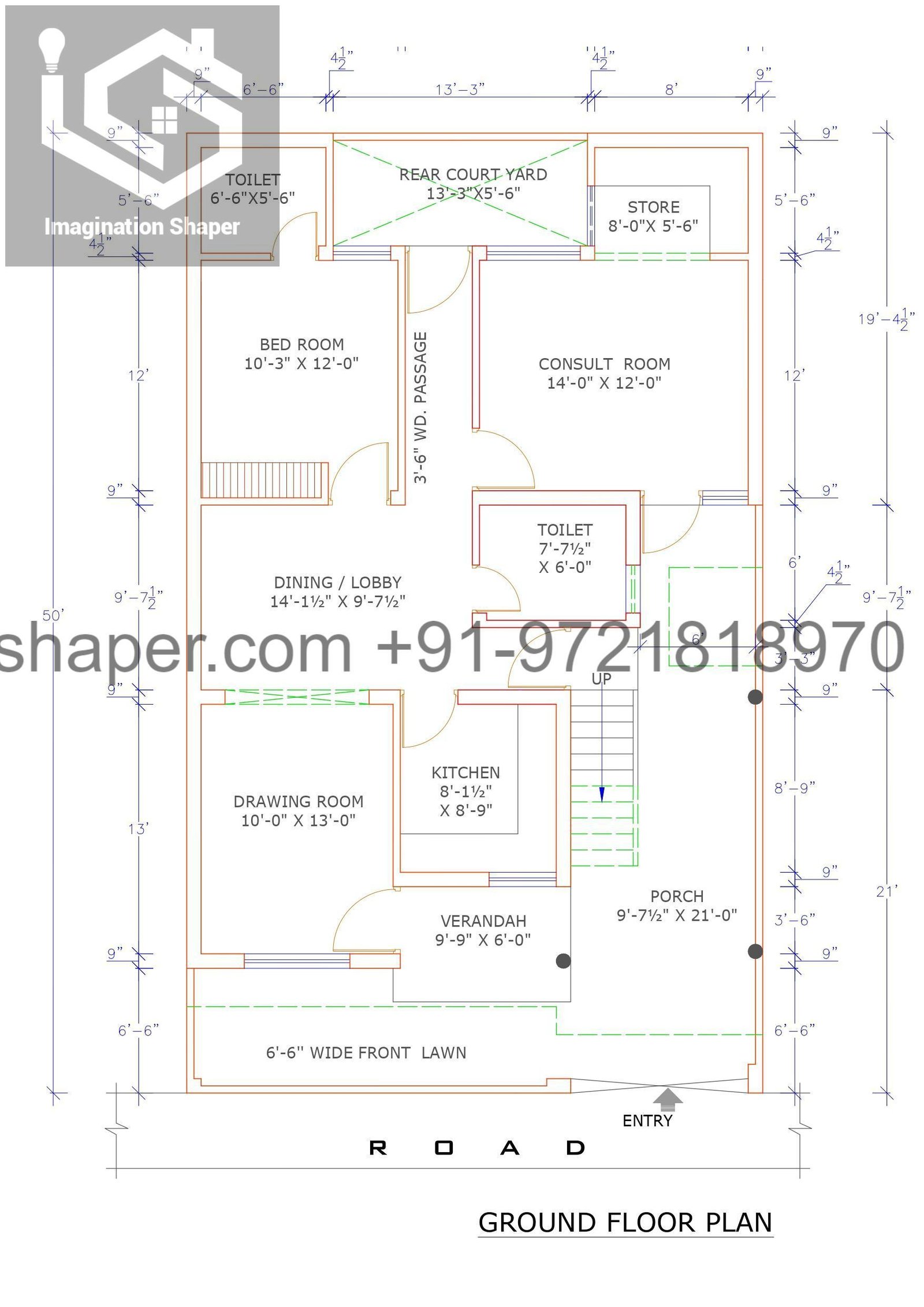 1500 Sqft House Plan - Customized Designs by Professionals ...