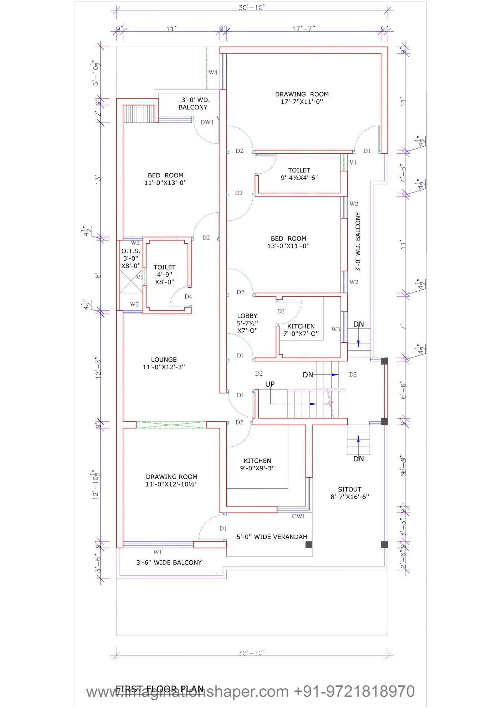 Rental House Plan - Customized Designs by Professionals - Interactive ...